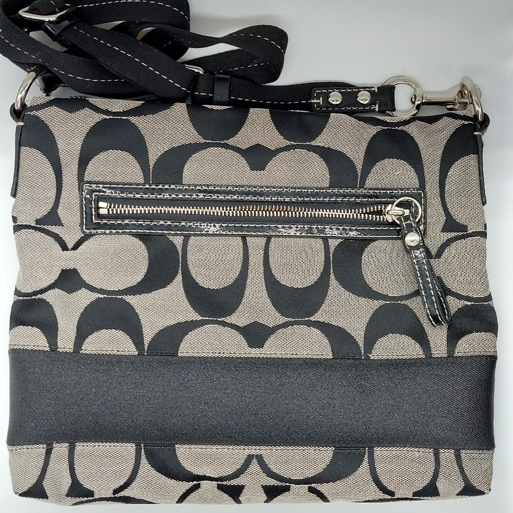 Authentic Coach Canvas Signature Crossbody - Gem